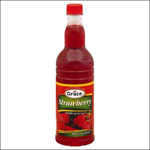Grace Strawberry Syrup 25.5 fl oz – West Indian Mart